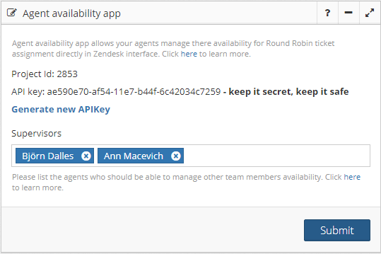 Manage agent availability – Round robin